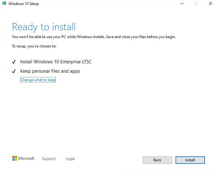 In-Place Upgrade | SLM DOC